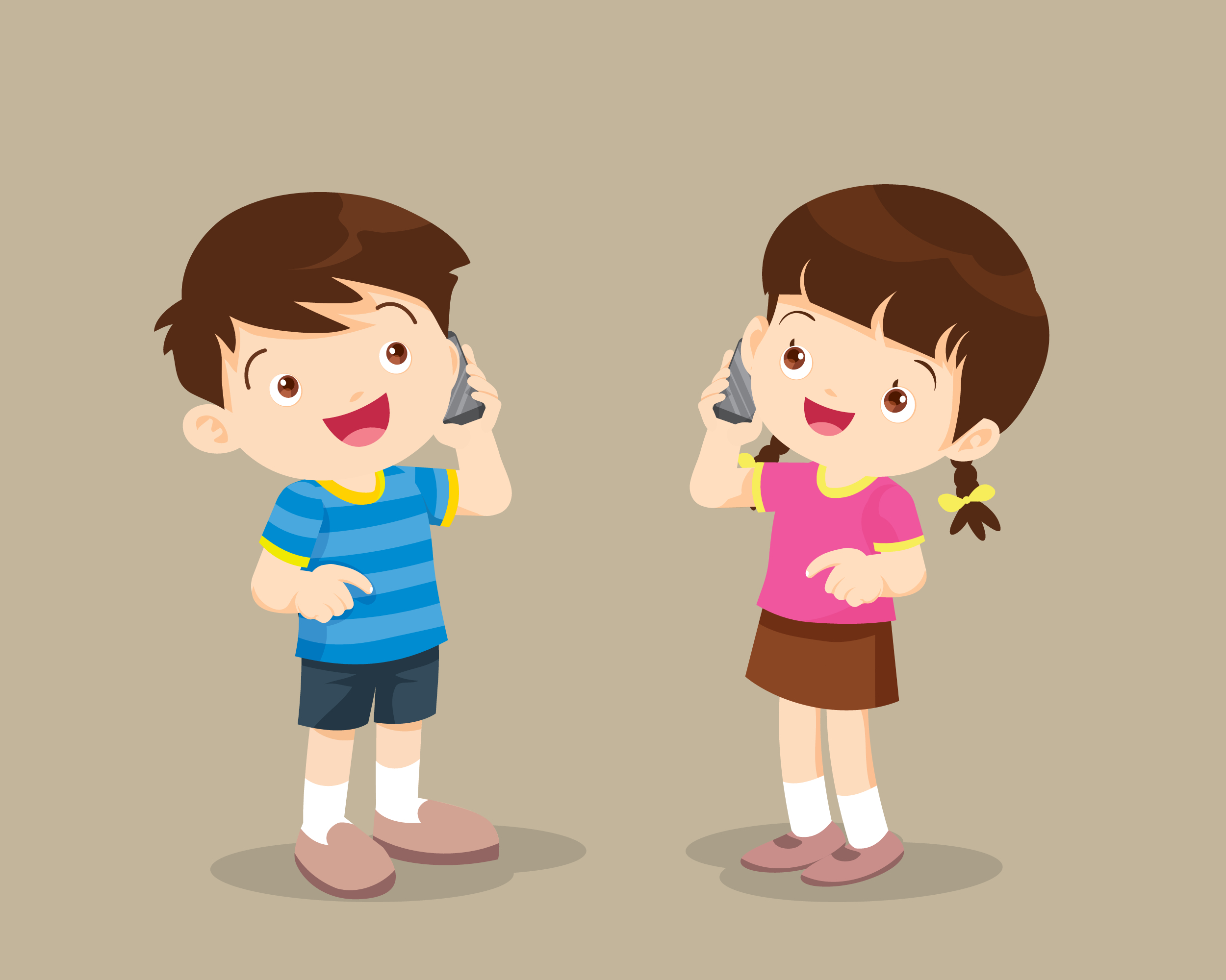 Hvorfor får ikke barn ha mobiltelefon når de er små?